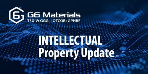 G6 Materials Reports Strengthening of IP Portfolio - G6 Materials